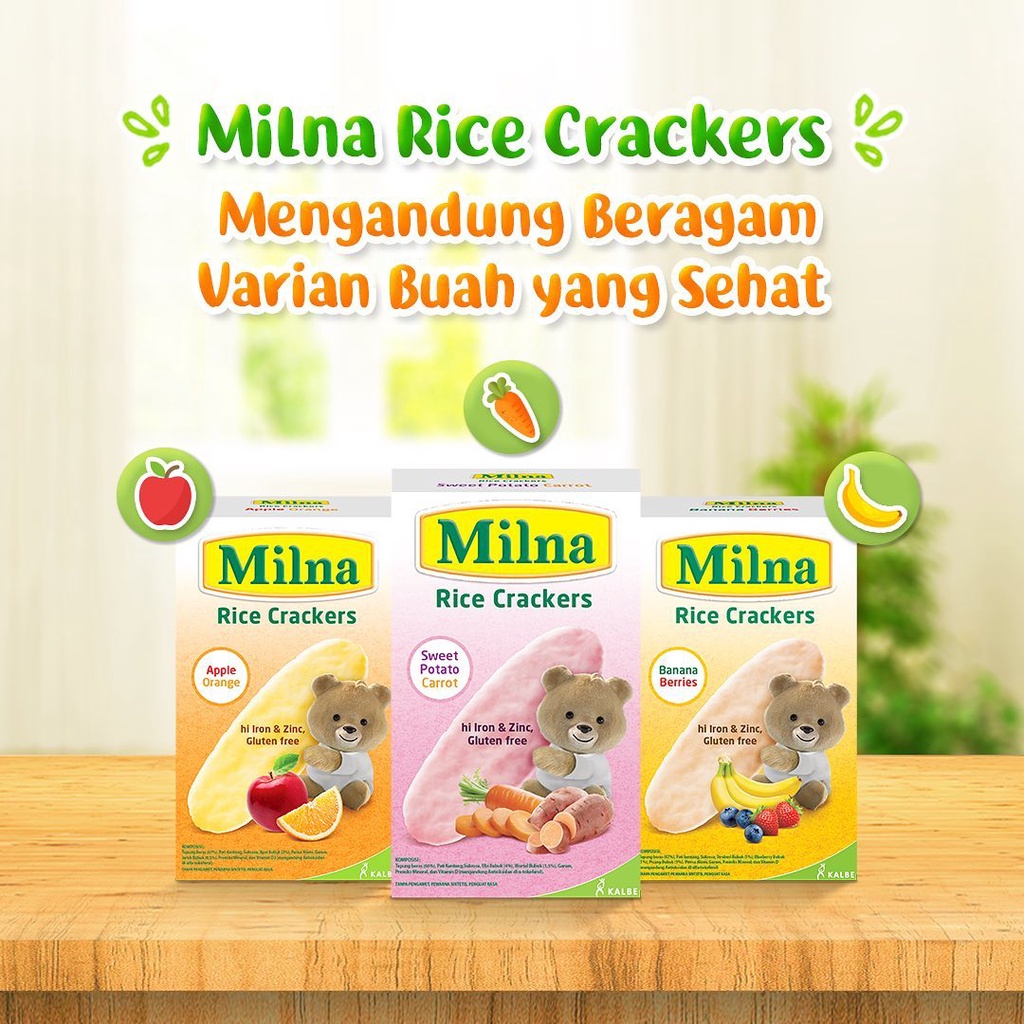 Jual Milna Rice Crackers 20g | Shopee Indonesia