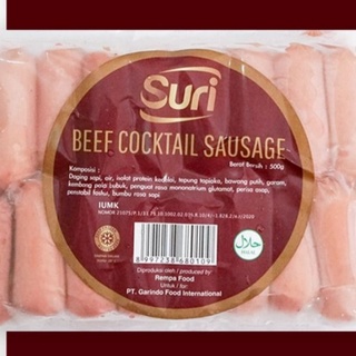 Jual SOSIS SURI BEEF COCKTAIL 500GR Indonesia|Shopee Indonesia