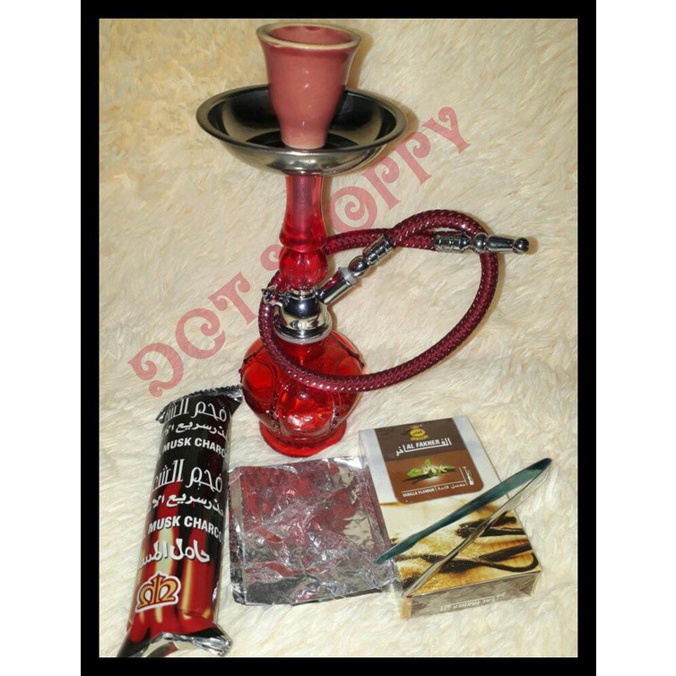 Jual PAKET LENGKAP SIAP PAKAI MINI SHISHA/SHISA/SISHA/HOOKAH KECIL ...