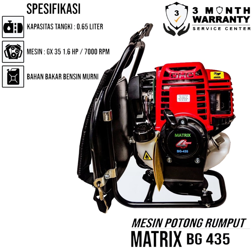 Jual MATRIX MESIN POTONG RUMPUT GENDONG 4 TAK BRUSH CUTTER 4 STROKE KUALITAS TERBAIK | Shopee ...