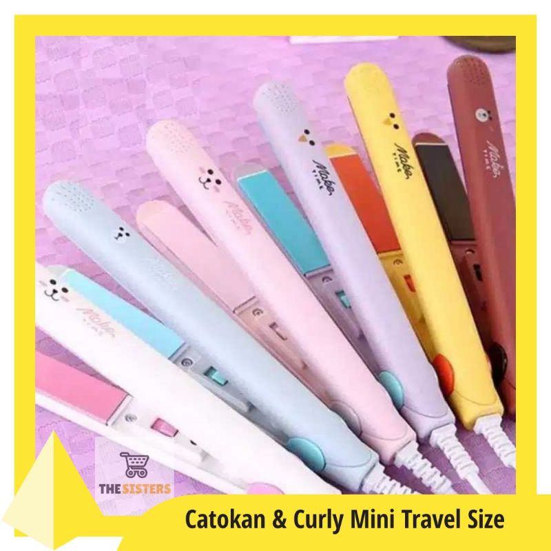 Jual Catokan Mini Karakter 2 in 1 Catok Kimier Curly Rambut Karakter ...