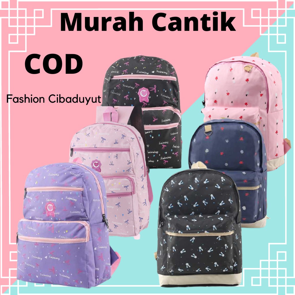 Jual Tas Sekolah Anak Perempuan TK SD Kelas 1 2 3 4 Ransel Backpack Cewek Ngaji Main | Shopee ...