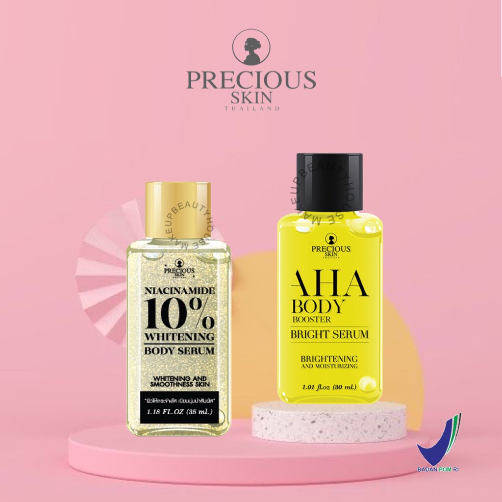 Jual PRECIOUS SKIN AHA Body Booster Bright Serum 30ml / Niacinamide 10% ...