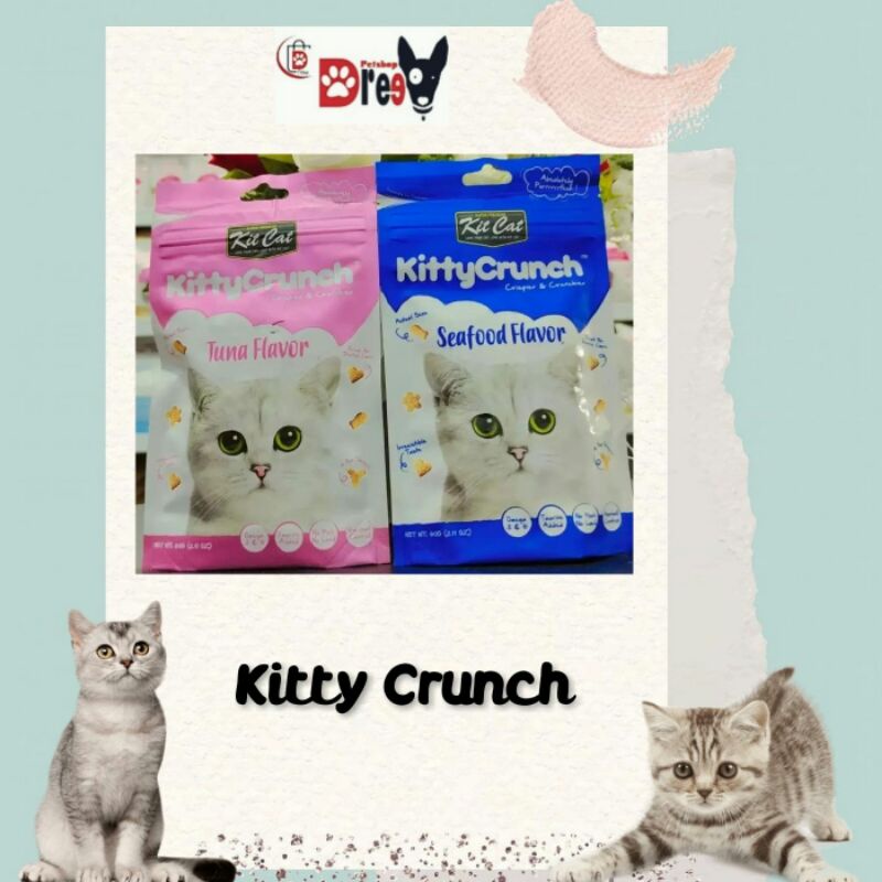 Jual KIT CAT KITTY CRUNCH 60 GR ALL VARIAN | CAMILAN SNACK KUCING ...