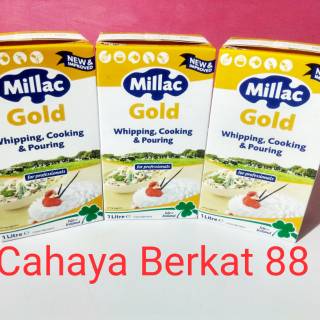 Jual MILLAC GOLD CREAM NON DIARY WHIPPING CREAM MILAC PLAIN WHIPP ...