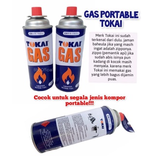 Jual tabung gas TOKAI original 235gr cartridge untuk blow torch obor ...