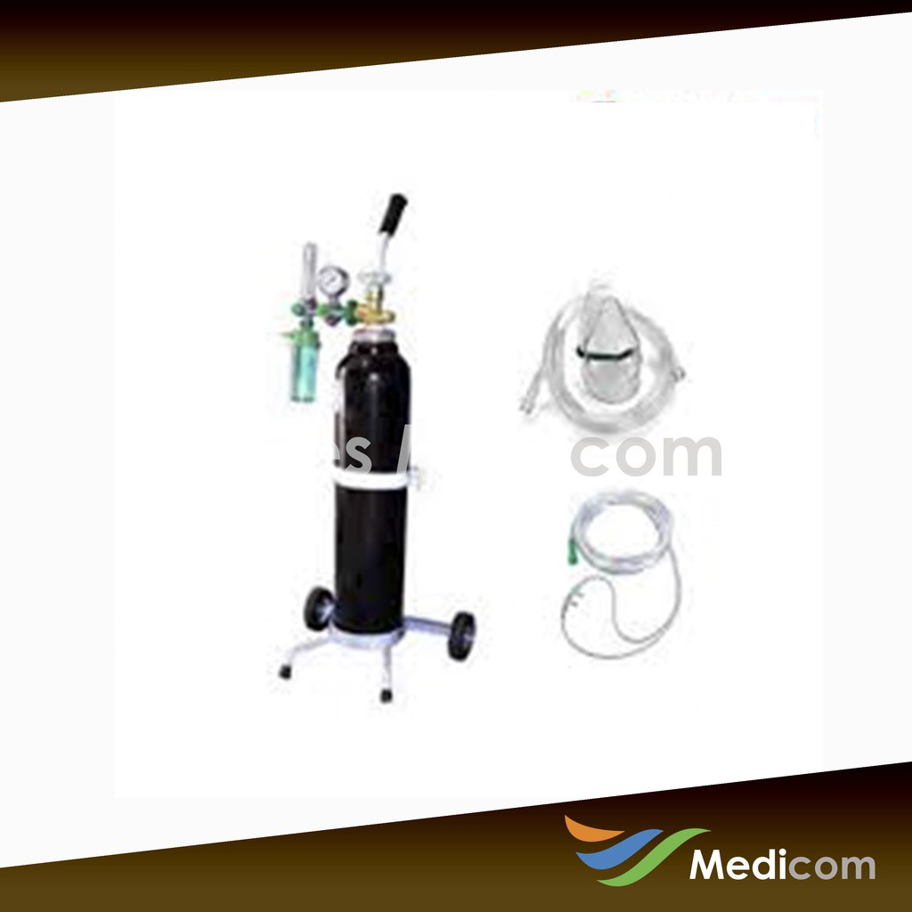 Tabung Oksigen Full set | Tabung Oksigen 1m3 | Oksigen | Shopee Indonesia