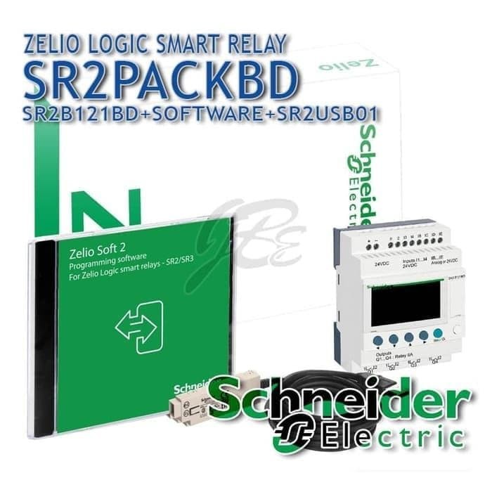 Jual PLC Mini Zelio Logic Tipe Paket 12 IO - 24V DC SR2PACKBD Schneider ... Jual PLC Mini Zelio Logic Tipe Paket 12 IO - 24V DC SR2PACKBD Schneider ...