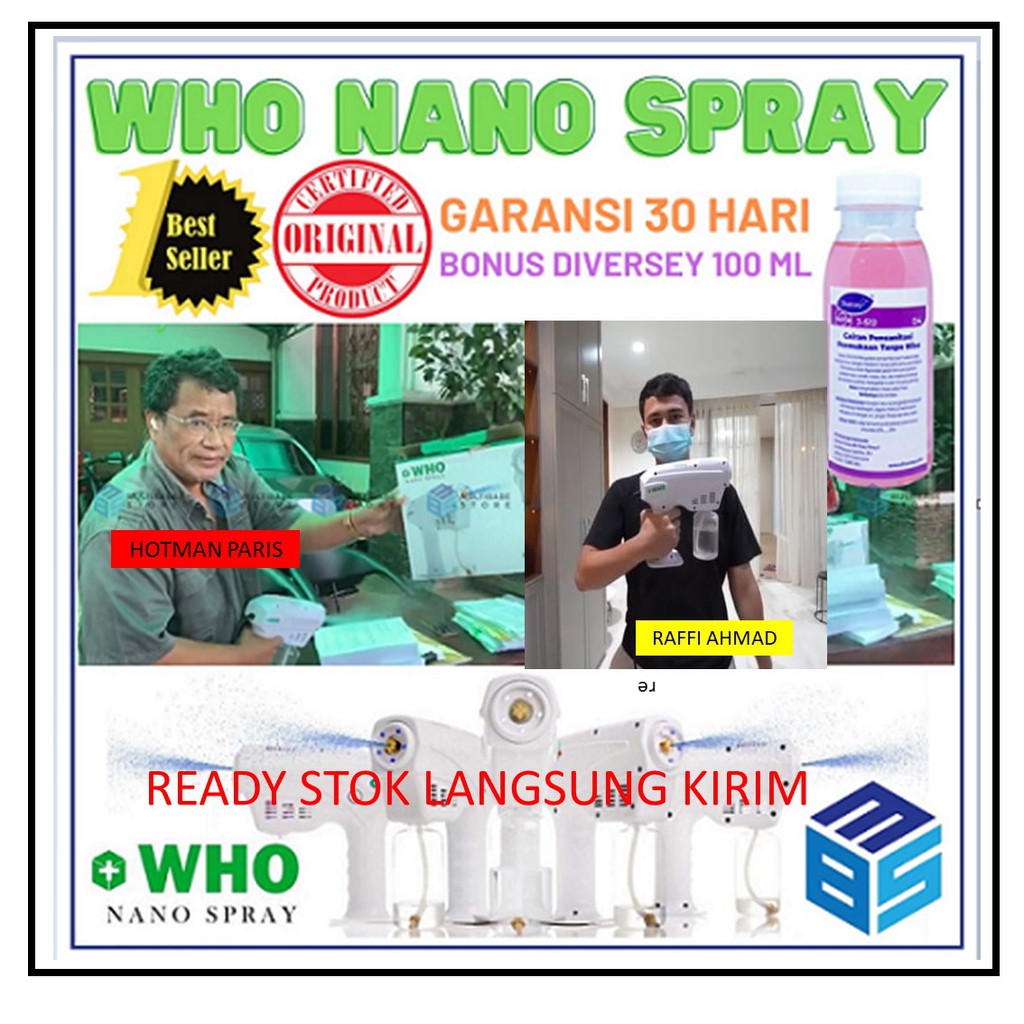 Jual NANO SPRAY GUN WHO - FOGGING MACHINE (GARANSI 30 HARI) | Shopee ...