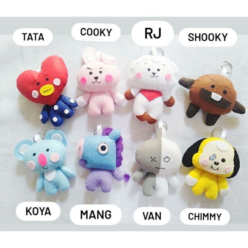 Jual gantungan kunci BT21 / boneka BT21 / BTS | Shopee Indonesia