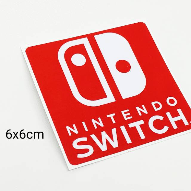 Jual Sticker Nintendo Switch Ukuran 6x6 cm Background Merah | Shopee ...