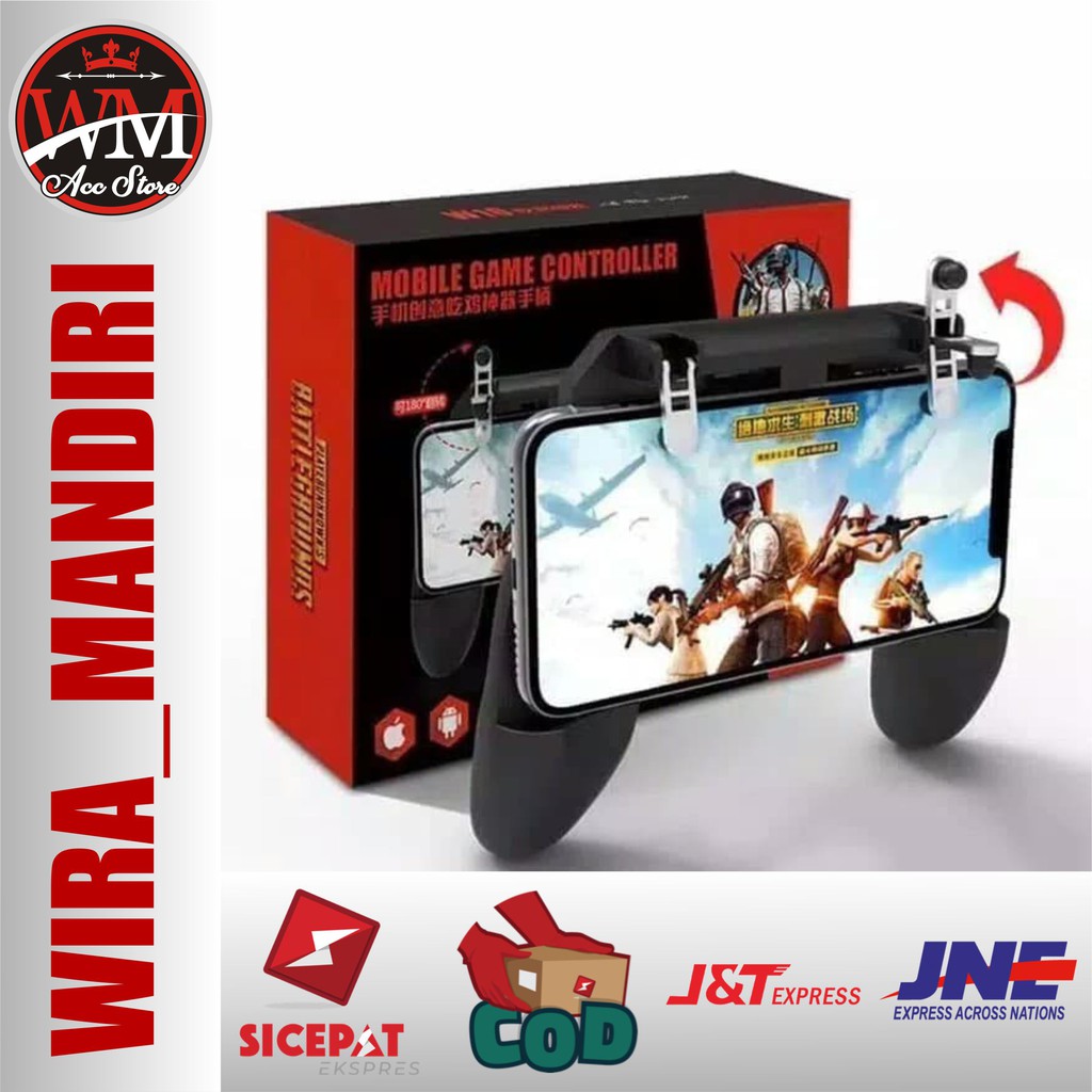 Jual Gamepad W10 All In One Pubg Joystick Trigger Gaming Controller | Shopee Indonesia