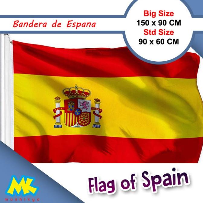 Jual Bendera Spanyol ukuran besar - Spain Flag | Shopee Indonesia