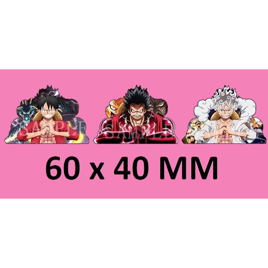 Jual Monkey D. Luffy - One Piece 3D Motion Sticker Anime - Sticker ...
