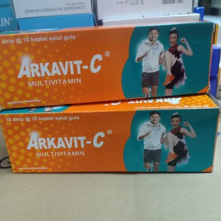 Jual Arkavit C per tablet Arkavit-C Vitamin c 500mg suplemen ...
