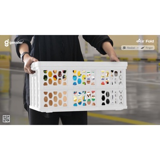 Jual Gessler Container Box Lipat Air Fold Model Lubang | Bonus Rambu ...