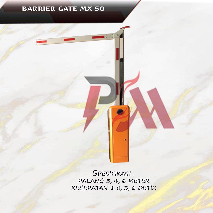 Jual BARRIER GATE MX 50 MESIN PINTU PARKIR PALANG OTOMATIS 3 4 6 METER ...