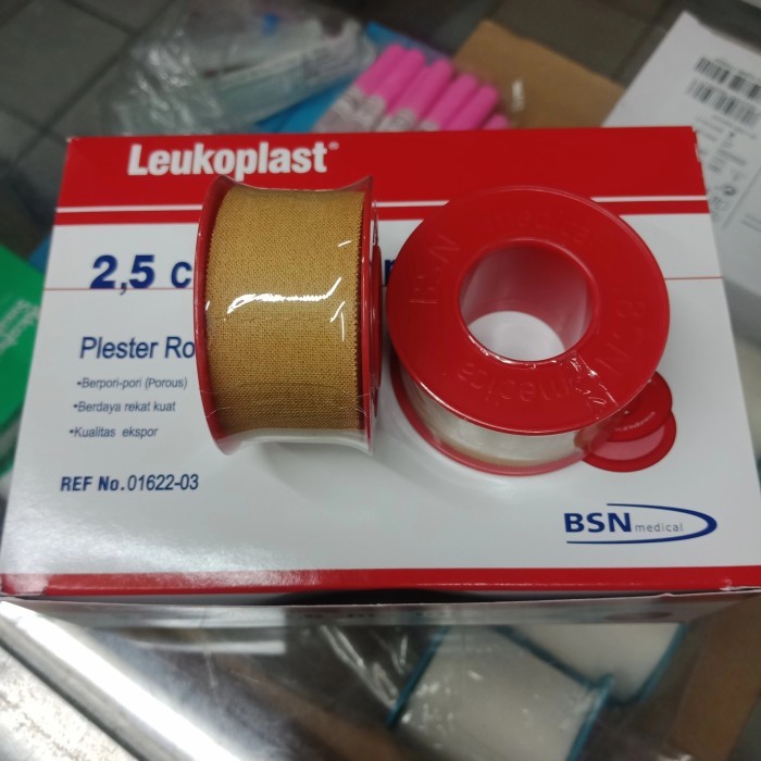 Jual LEUKOPLAST 2,5cm x 4,5m Plester Kain Rawat Luka | Shopee Indonesia