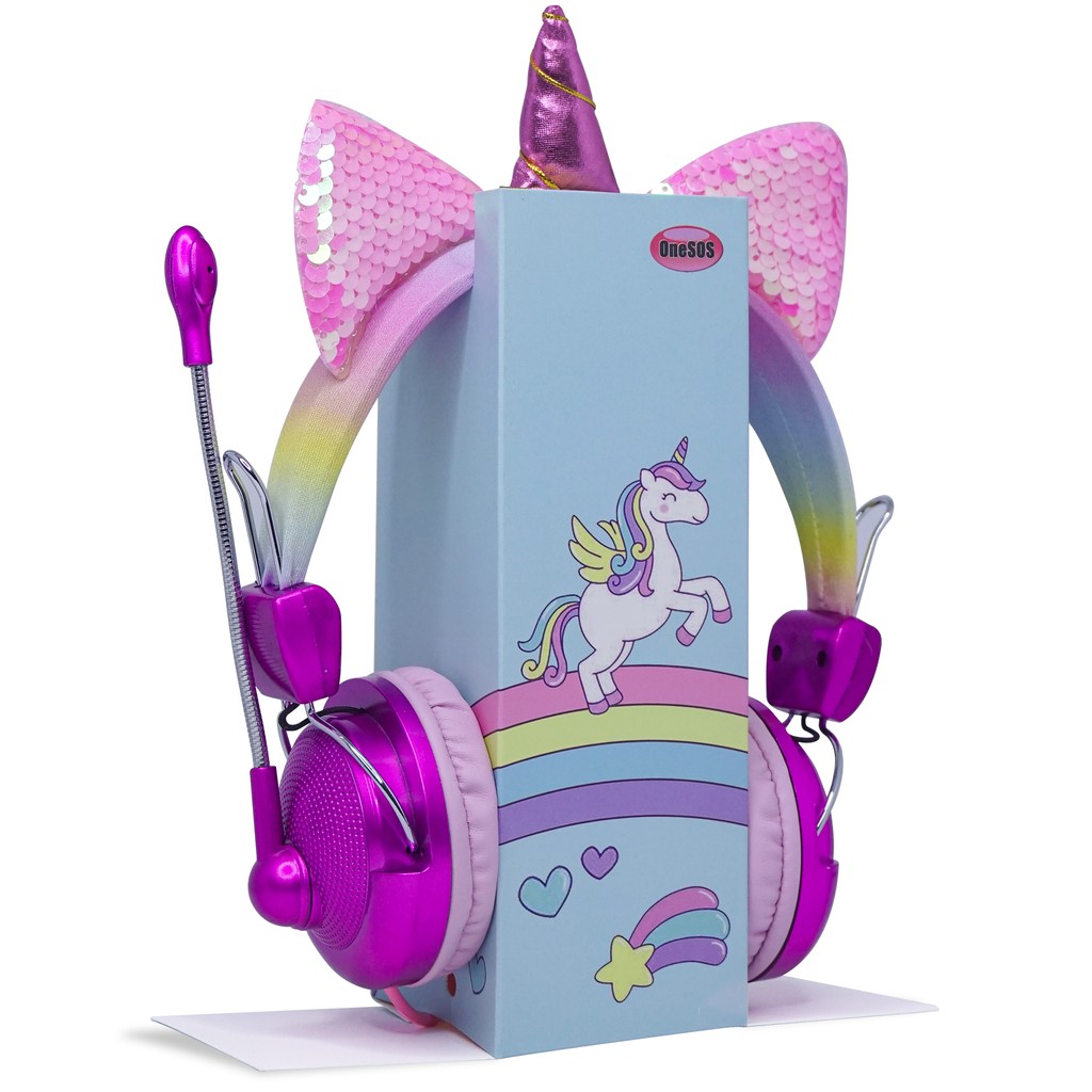 Jual GoodCase - Headphone OS Unicorn Diamond + Mic Music Stereo ...