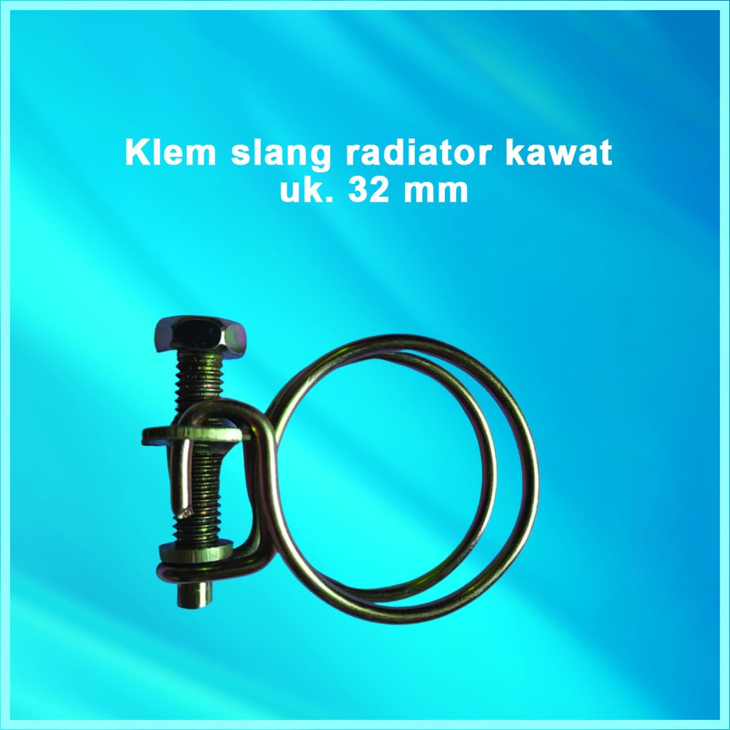 Jual Klem Selang Radiator Kawat Ukuran 32 Mm Klem Selang Air Kran Air