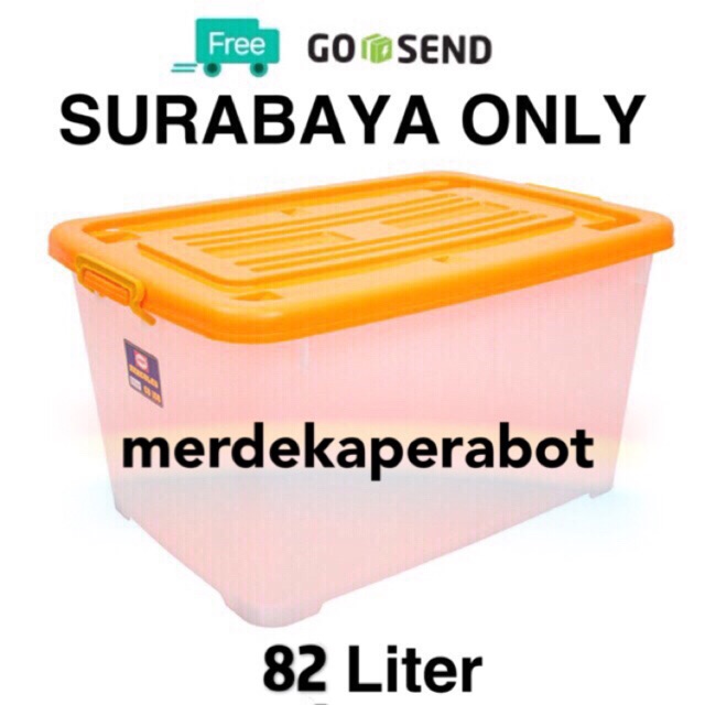 Jual Box kontainer /container box shinpo cb 82-ada roda di bagian bawah ...