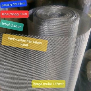 Jual KAWAT NYAMUK RAM NYAMUK JARING NYAMUK KAWAT TRALIS ALUMUNIUM HARGA ...