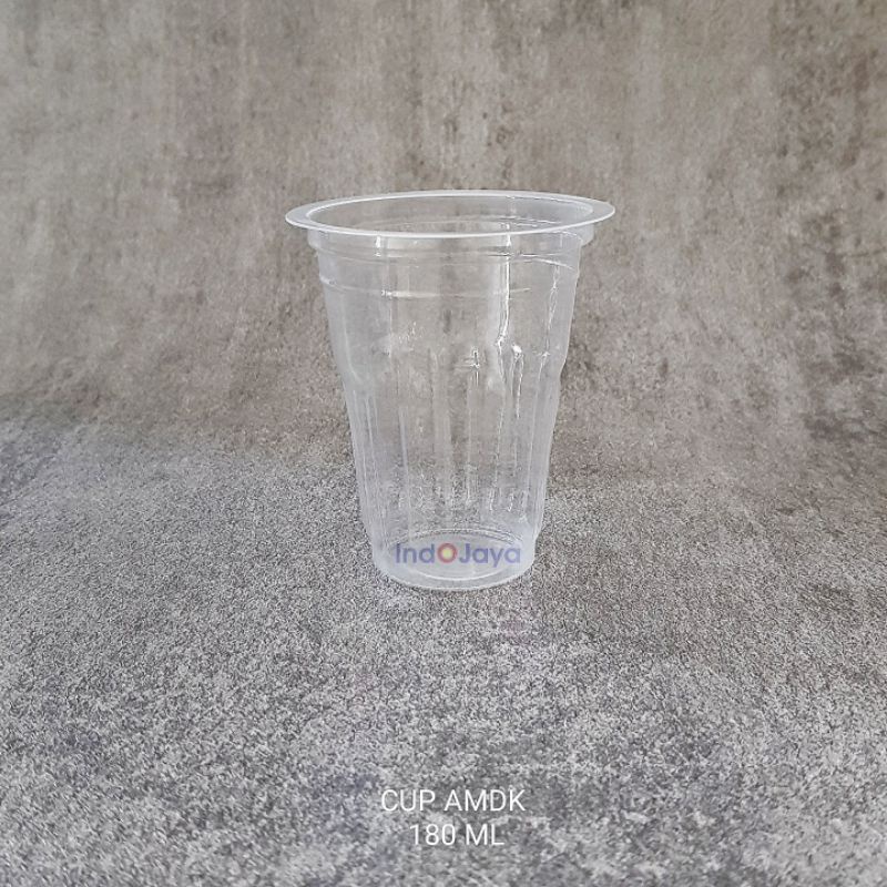 Jual GELAS AQUA / CUP AMDK / CUP ES KRIM / CUP PUDING 180 ML ISI 50 PCS ...