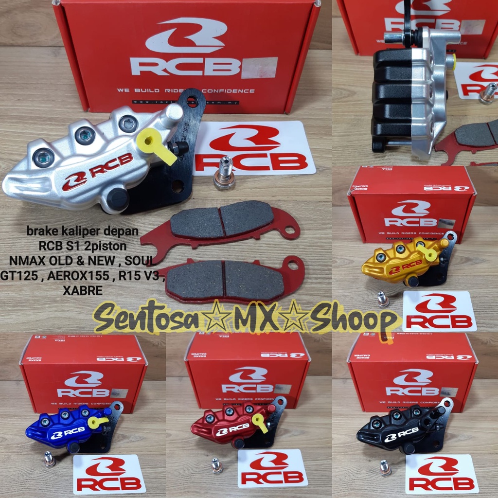 Jual ( RCB S1 ) KALIPER / KEPALA BABI / BRAKE CALIPER DEPAN NMAX OLD ...