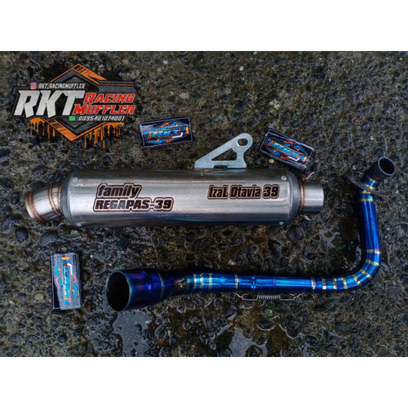 Jual Matic Knalpot racing Matic Original RKT RacingMuffler Free request ...