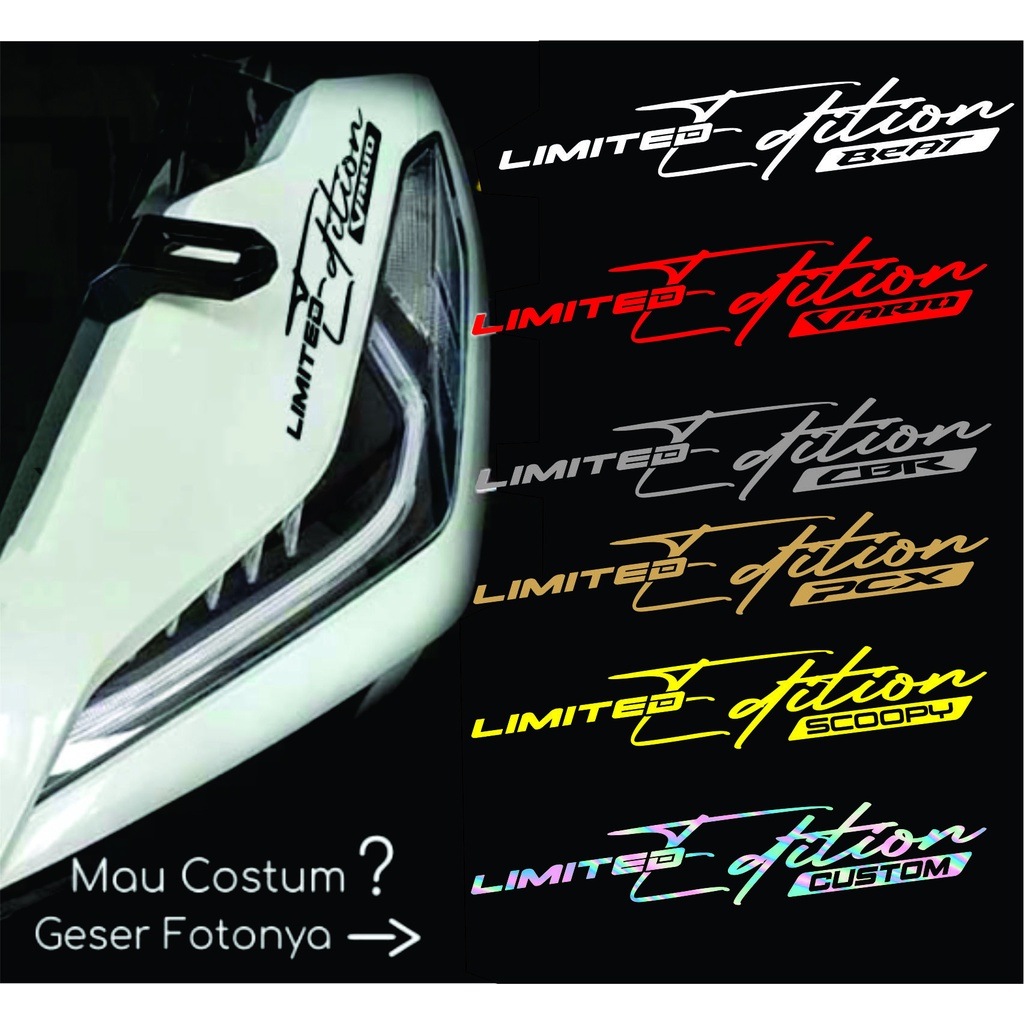 Jual Cutting Stiker Vario Limited Edition New / Sticker Motor Limited ...