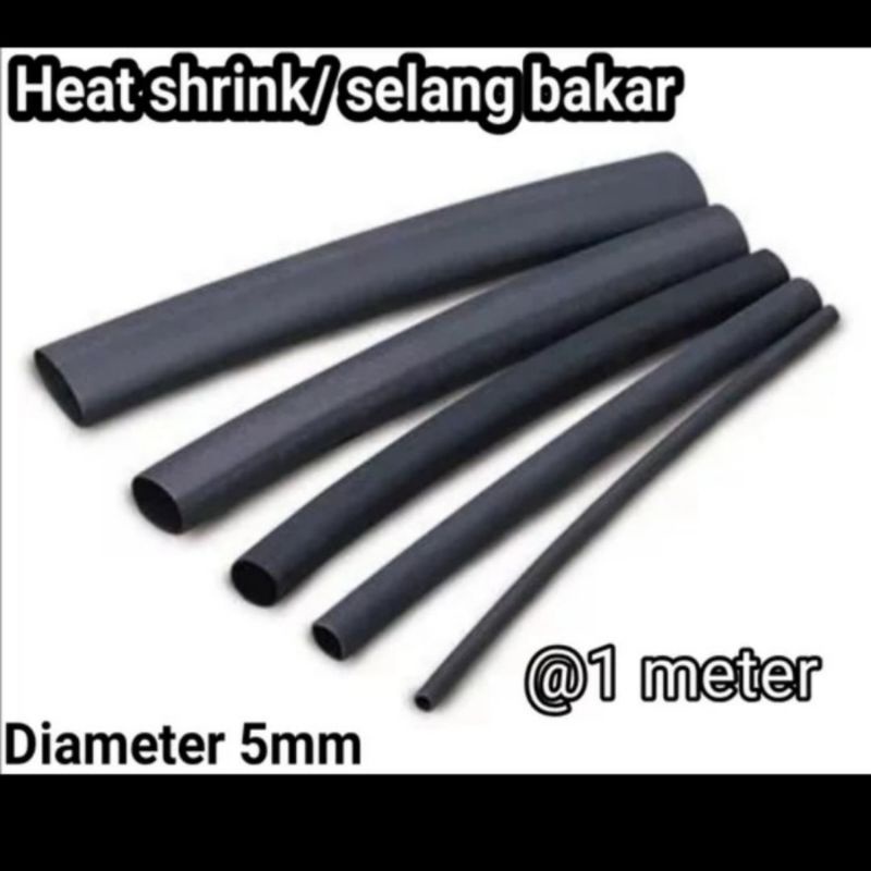 Jual Selang bakar/Heat shrink 5mm | Shopee Indonesia