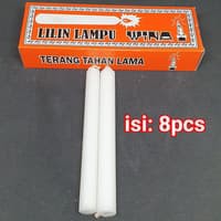 Jual Lilin Putih Kecil Wina / Lilin Mati Lampu / Lilin Natal / Lilin ...