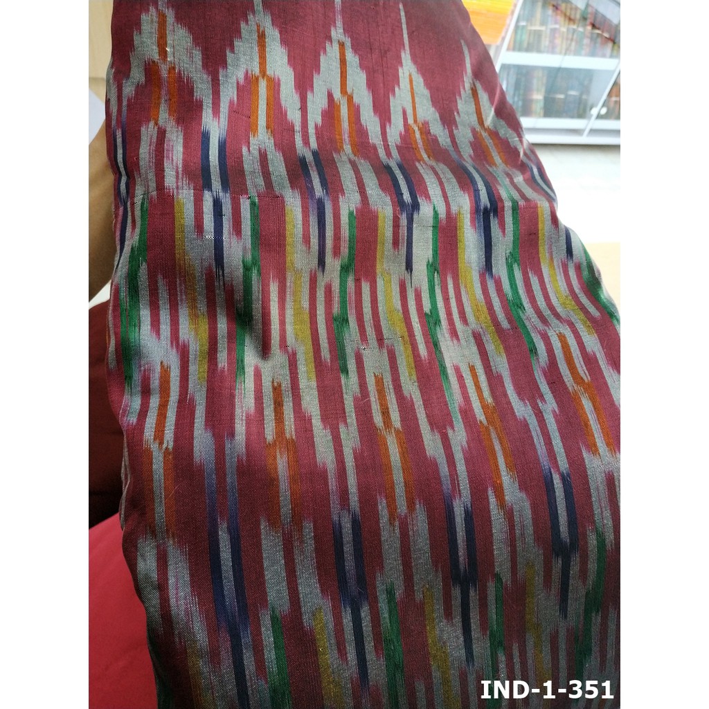 Jual Kain Tenun Ikat Sutra Bugis Makassar Magenta - Tenun Sengkang IND ...