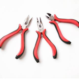 Jual TANG SET ISI 3 PC | TANG AKSESORIS GAGANG MERAH PERLENGKAPAN CRAFT ...