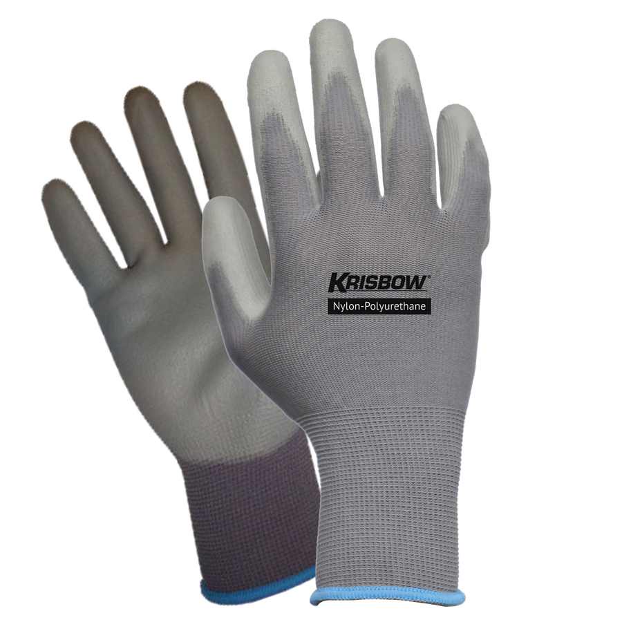 Jual KRISBOW GLOVE NYLON PU MECHANICAL GRIP SRSG500 10084237 | Shopee ...