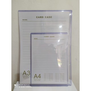 Jual Card Case A3 A4 Bening Transparan | Shopee Indonesia
