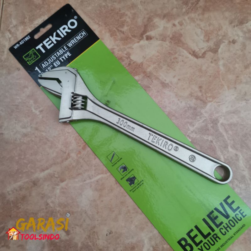 Jual kunci inggris 12" TEKIRO adjustable wrench 12 inch tekiro | Shopee ...