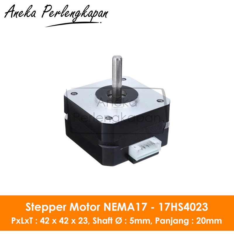 Jual Nema 17 Stepper Motor 17HS4023 for 3D Printer Direct Extruder ...