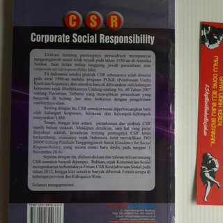 Jual BUKU ORIGINAL Buku CSR Corporate social Responsibility Totok mardikanto Penerbit Alfabeta ...