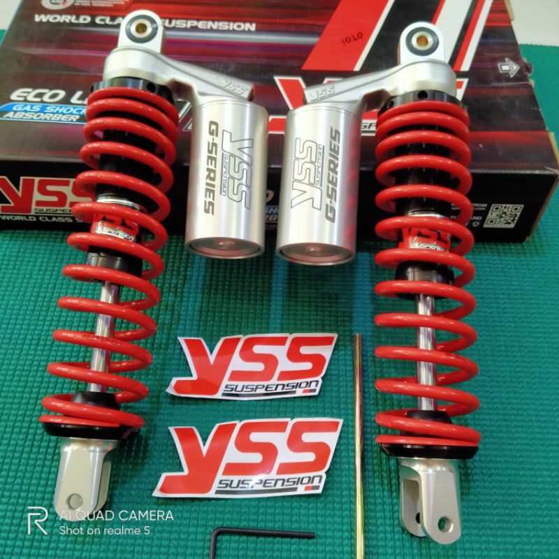 Jual SHOCK YSS G-SERIES WARNA PER MERAH-TABUNG SILVER BUAT MOTOR YAMAHA AEROX | Shopee Indonesia