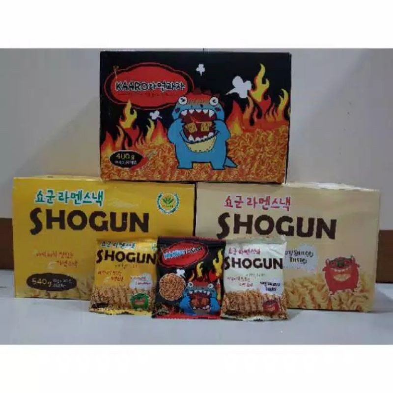 Jual Shogun mie kremes gurih 1 box isi 30 bks | Shopee Indonesia