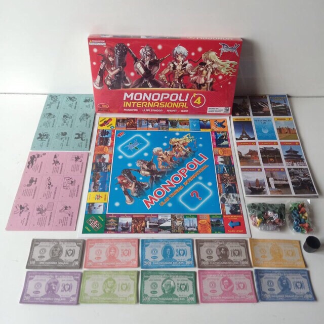 Jual Monopoli internasional monopoli ular tangga halma ludo 4 in 1 ...