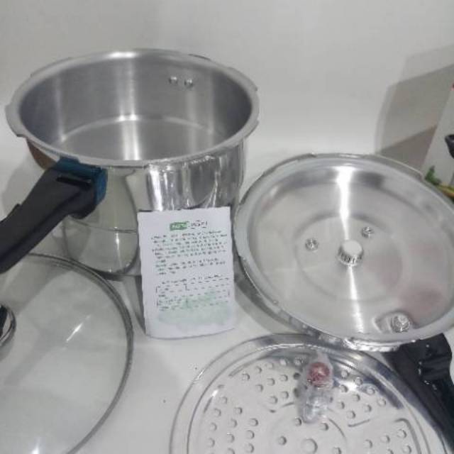 Jual presto 8 Liter HAPPY CALL panci preasure 3 in 1 panci kukus untuk ikan dan daging Indonesia ...