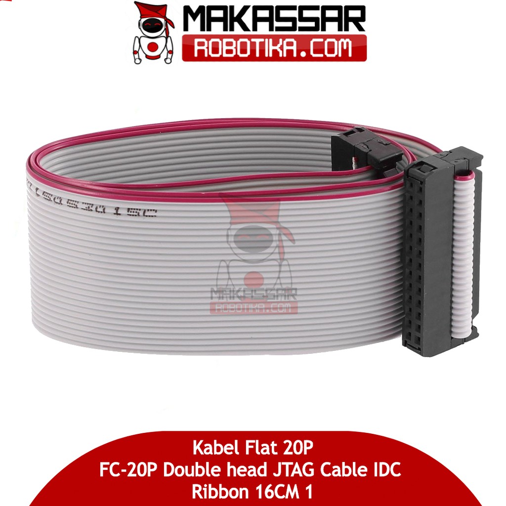 Kabel FC-20P JTAG IDC ISP Double Head Female to Female 16cm | Shopee ...