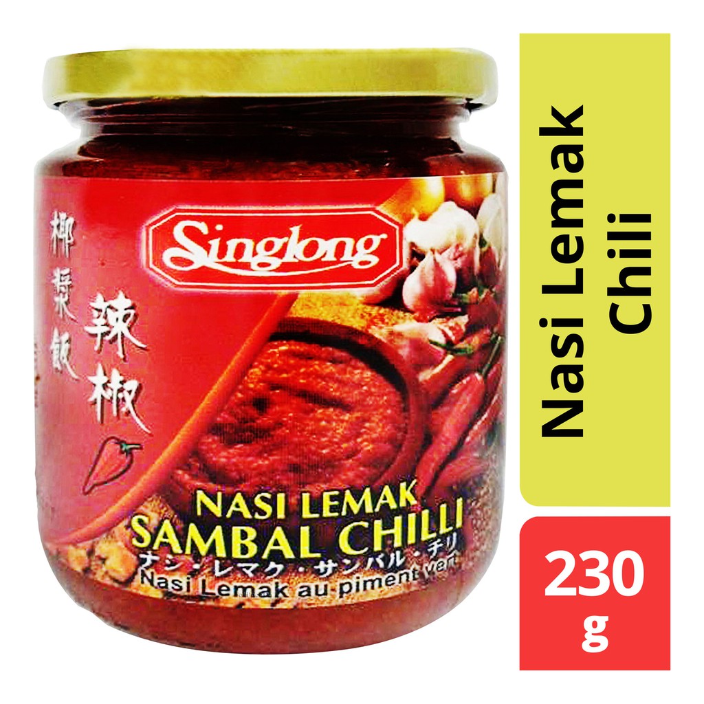Jual Singlong Sing Long Sambal Chilli Chili Nasi Lemak 230g | Shopee ... Jual Singlong Sing Long Sambal Chilli Chili Nasi Lemak 230g | Shopee ...
