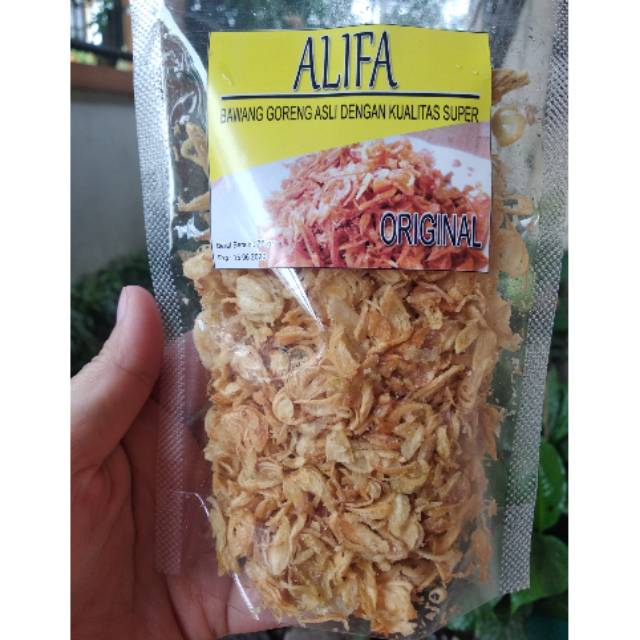 Jual BAWANG GORENG ORIGINAL ALIFA 70GR || Frozen Food Bandung Bawang ...