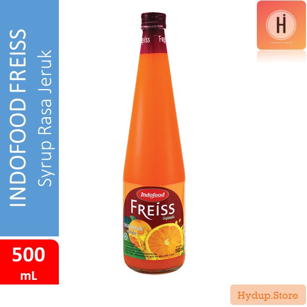 Jual Indofood Freiss Squash Syrup Rasa jeruk | Orange 500 mL | Shopee ...
