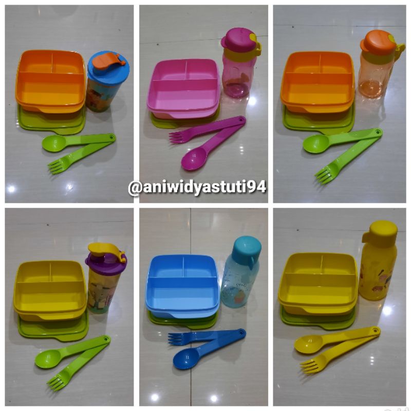 Jual lunch set //tempat makan // tempat makan anak // tempat makan ...