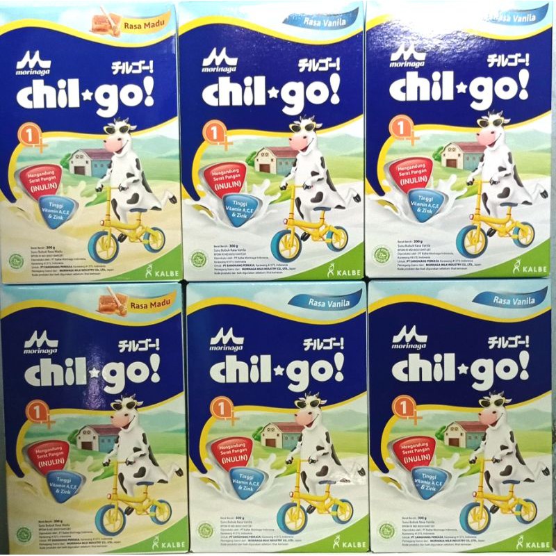 Jual Susu Chil go powder 1+ 300gr rasa vanilla dan madu | Shopee Indonesia