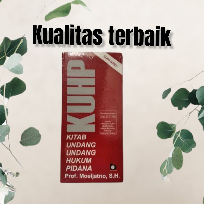 Jual kuhp prof moeljatno | Shopee Indonesia